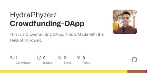 GitHub HydraPhyzer Crowdfunding DApp This Is A Crowdfunidng DApp