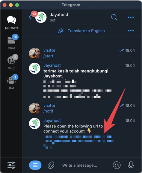 Cara Mengaktifkan Notifikasi Telegram