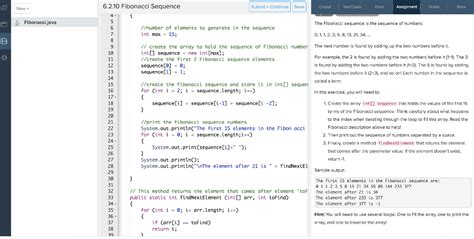 Solved 6 2 10 Fibonacci Sequence Submit Continue New