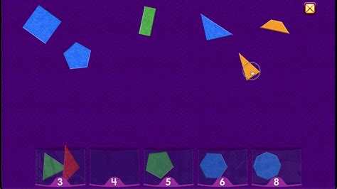 Lets Sort Polygons Today View In Starfall Math Grades 1 23 H