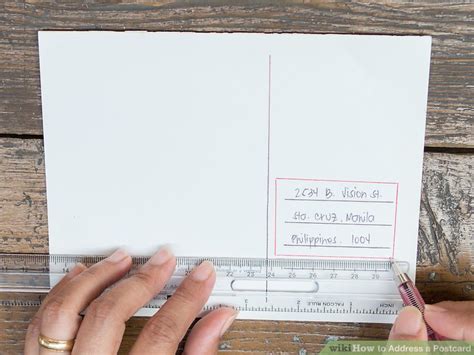 How To Address A Postcard 6 Steps With Pictures Wikihow