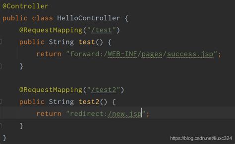 Springmvc：转发、重定向关键字方式 Forward、redirect关键字 Fddlcspringmvc处理数据重定向使用