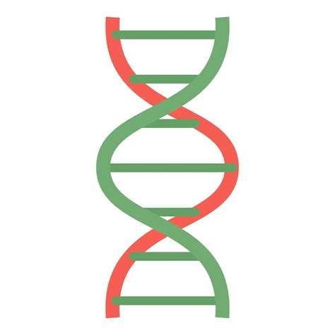 Premium Vector Red Green Dna Icon Flat Illustration Of Red Green Dna Vector Icon For Web Design