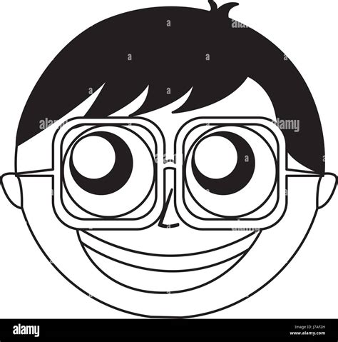 Male Nerd Avatar Character Stock Vector Image And Art Alamy
