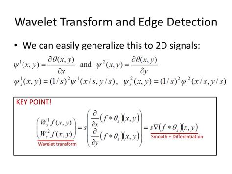 Ppt Edge Detection And Wavelet Transform Powerpoint Presentation