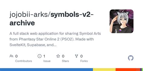 Github Jojobii Arkssymbols V2 Archive A Full Stack Web Application For Sharing Symbol Arts