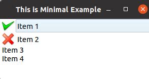 Python How Can I Add Icons For Elements In Qt Listwidget Stack Overflow