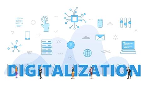 Digitalization Concept Vectors And Illustrations For Free Download Freepik