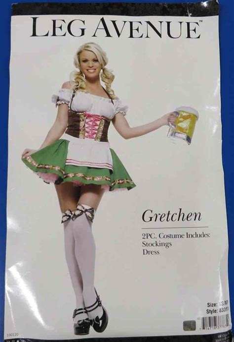 Gretchen Oktoberfest Beer Garden Fancy Dress Up Halloween Sexy Adult