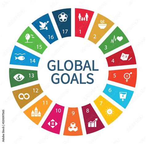 Sustainable Development Goals Logo Agenda 2030 Vector Illustration Eps 10 Stock Vector Adobe