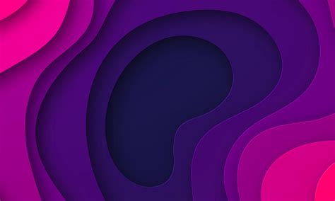 종이 컷 배경입니다 보라색 추상파 모양 트렌디 한 3d 디자인 입체지도에 대한 스톡 벡터 아트 및 기타 이미지 입체지도 추상적인 3차원 형태 Istock