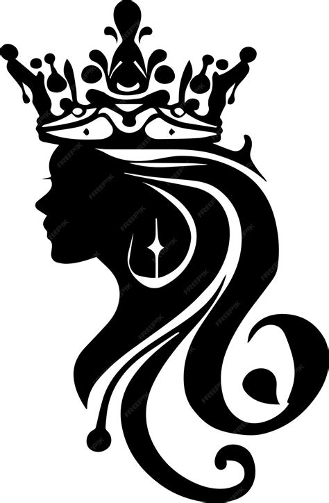 Premium Vector Queen Tattoo Design Vector