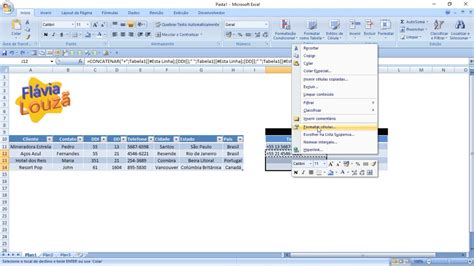 Função Fórmula Concatenar Excel Youtube
