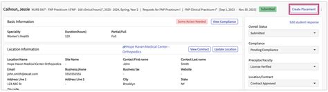 Process My Requests Exxat