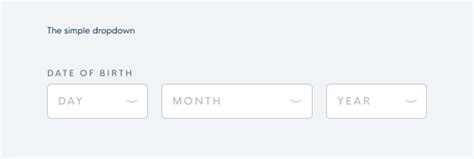 User Experience Of Your Daily Frustrations The Date Of Birth Input