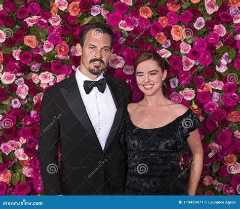 Kristopher Brock And Zoey Deutch At 2018 Tony Awards Editorial Photo