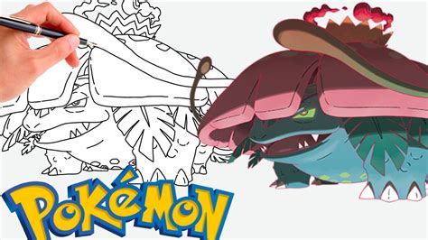 How To Draw GIGANTAMAX VENUSAUR POKEMON Generation 1 YouTube