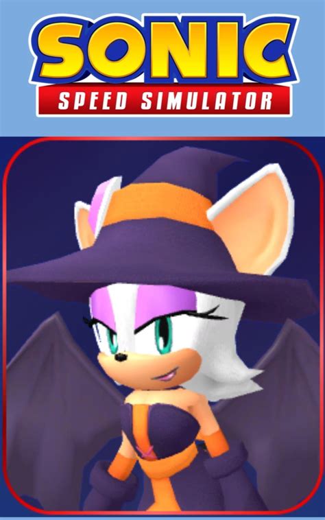 Sonic Speed Simulator Roblox Rouge Witch