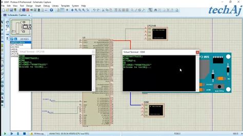 Gsm Interfacing With Lpc2148 Lpc2148 Arm7 Advanced Processors Youtube