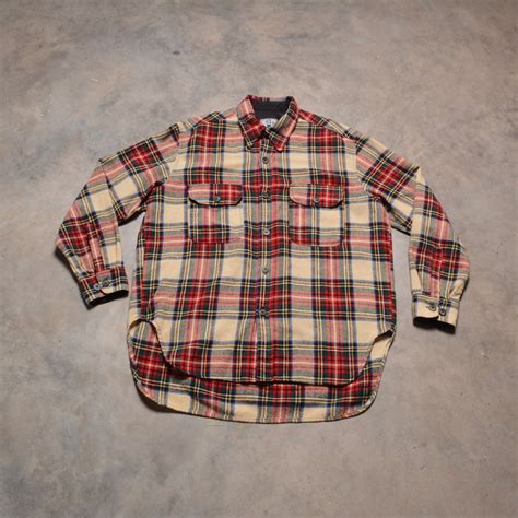 Vintage 90s Gaultier Jeans Flannel Shirt Oversize Baggy Grunge 1990 Men Women Unisex Xl Extra