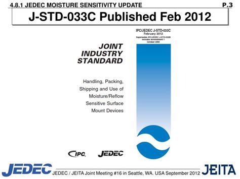 PPT JEDEC MOISTURE SENSITIVITY UPDATE PowerPoint Presentation Free Download ID