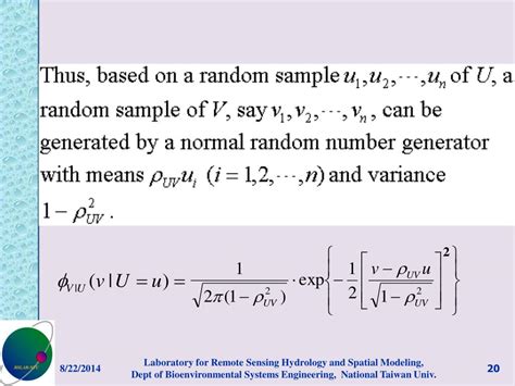 Ppt Stochastic Hydrology Bivariate Simulation Powerpoint Presentation