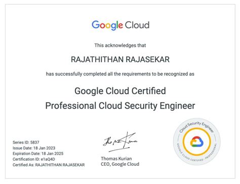Rajathithan Rajasekar On Linkedin Gcp Certified Securityengineer 13 Comments