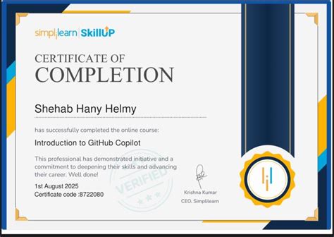 Githubcopilot Aiincoding Frontenddeveloper Continuouslearning Shehabhany Simplilearn