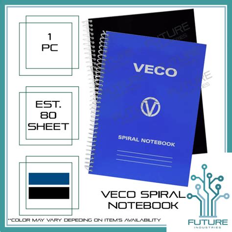 Notebook Spiral School Veco Special Notebook Office School Notebook Leaves X Mm