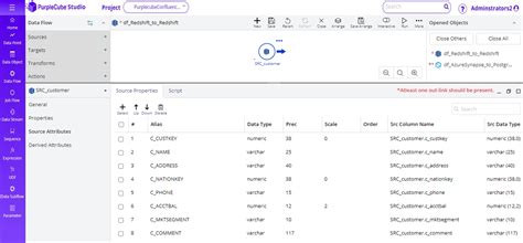 working with redshift source instance transform