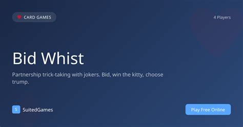 Bid Whist Play Online Free Suitedgames