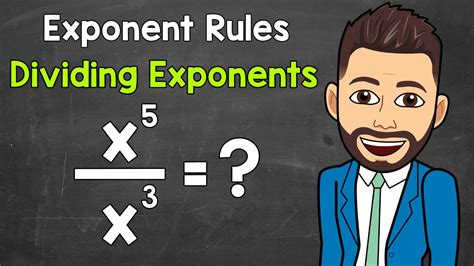 Dividing Exponents With The Same Base Exponent Rules Math With Mr