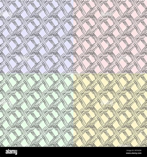 Vector Chequered Texture In Different Colors Clipping Masks Each Can