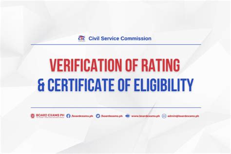 March 2023 Cse Ppt Verification Of Rating Ocsergs And Certificate Of Eligibility Coe Board