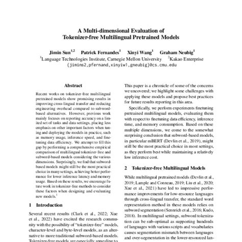 A Multi Dimensional Evaluation Of Tokenizer Free Multilingual