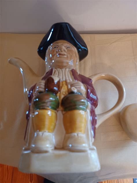 Vintage Toby Teapot Etsy