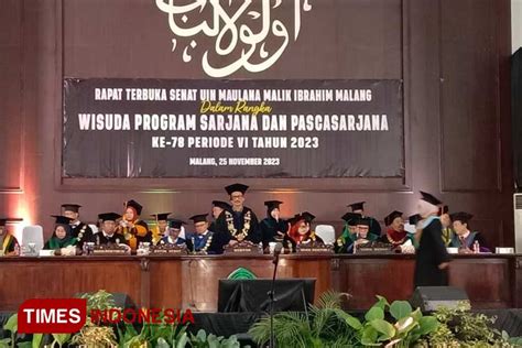 823 Persen Wisudawan Uin Malang Berhasil Raih Cumlaude Times Indonesia