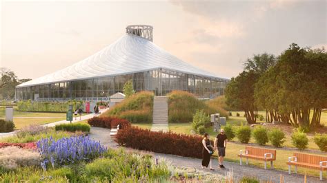 Kpmb Creates Horticultural Centre With Roof Informed By Fibonacci Spirals