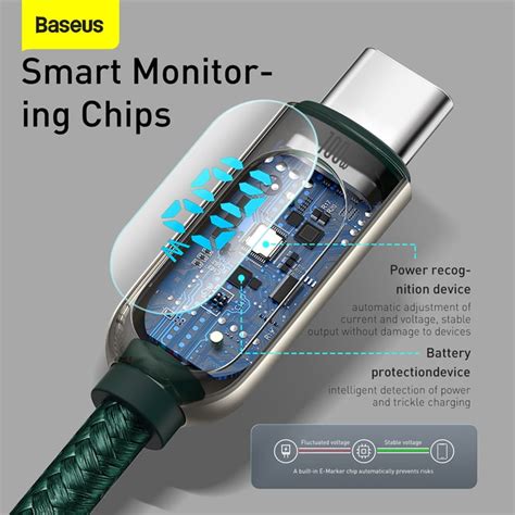 Baseus CATSK B06 Display USB Type C Male To Male Cable Price In BD RYANS