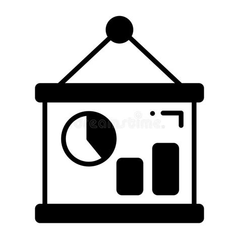 Chart Board Vector Icon In Trendy Style Stock Vector Illustration Of