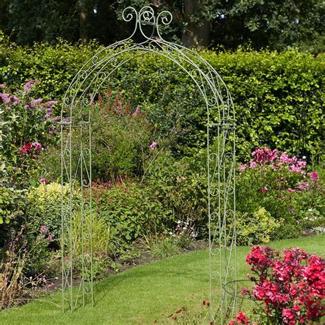 Tom Chambers Casa Steel Metal Garden Arch Sage Ga029