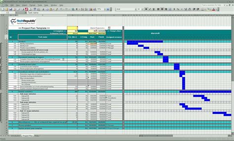 Using Excel As A Project Planner Tasteimpact