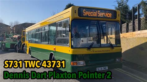 Preserved Former First Essex Dennis Dart Plaxton Pointer 2 S731 Twc