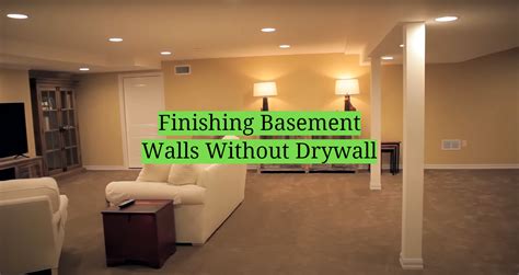 Finishing Basement Walls Without Drywall HomeProfy