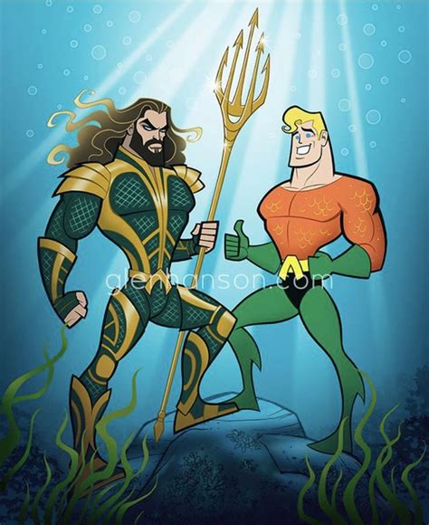 Aquaman Classic And Movie Bruce Timm Aquaman Teen Titans Go Aquaman