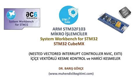 ARM STM F Ders ARM STM F SPL Nested Vectored Interrupt Controller NVIC EXTI YouTube