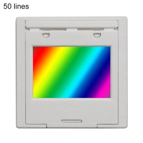Diffraction Grating 50 100 300 600 Line 2mm Transmission Grating Spectrophotometer Optical