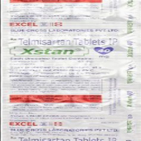 Xstan 40mg Tablet At ₹ 29stripe Telmisartan Tablets In Nagpur Id