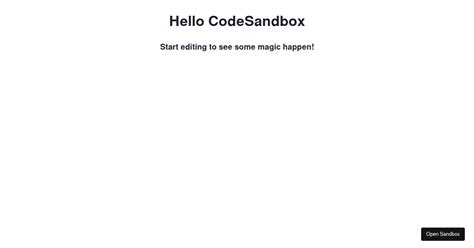React Chakra Starter Codesandbox