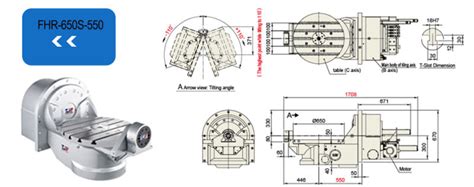 Axis CNC Worm And Gear Series Nc Rotary Table China Nc Rotary Table